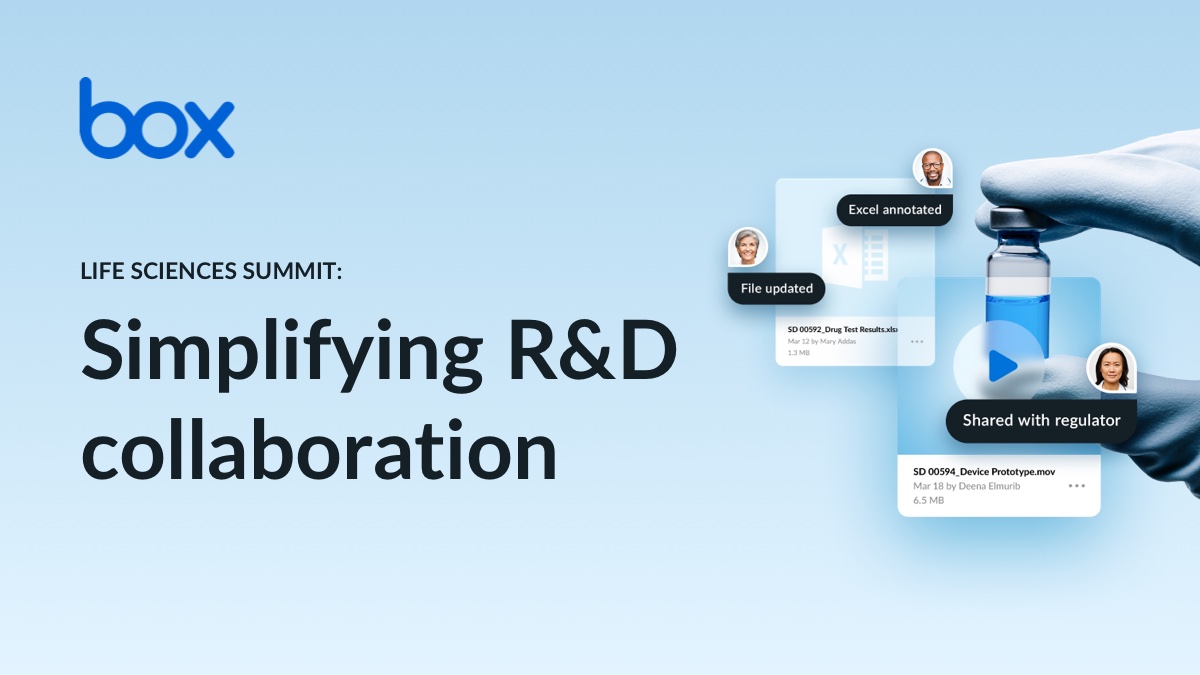 Life Sciences Summit: Simplifying R&D collaboration | Box Blog